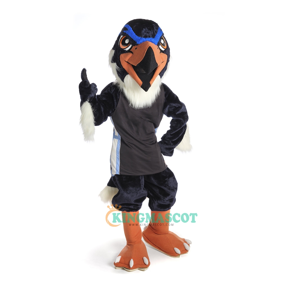 Blue Hawk Uniform, Blue Hawk Mascot Costume