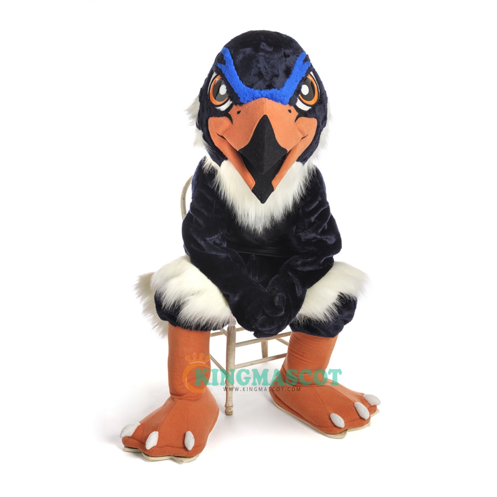 Blue Hawk Uniform, Blue Hawk Mascot Costume
