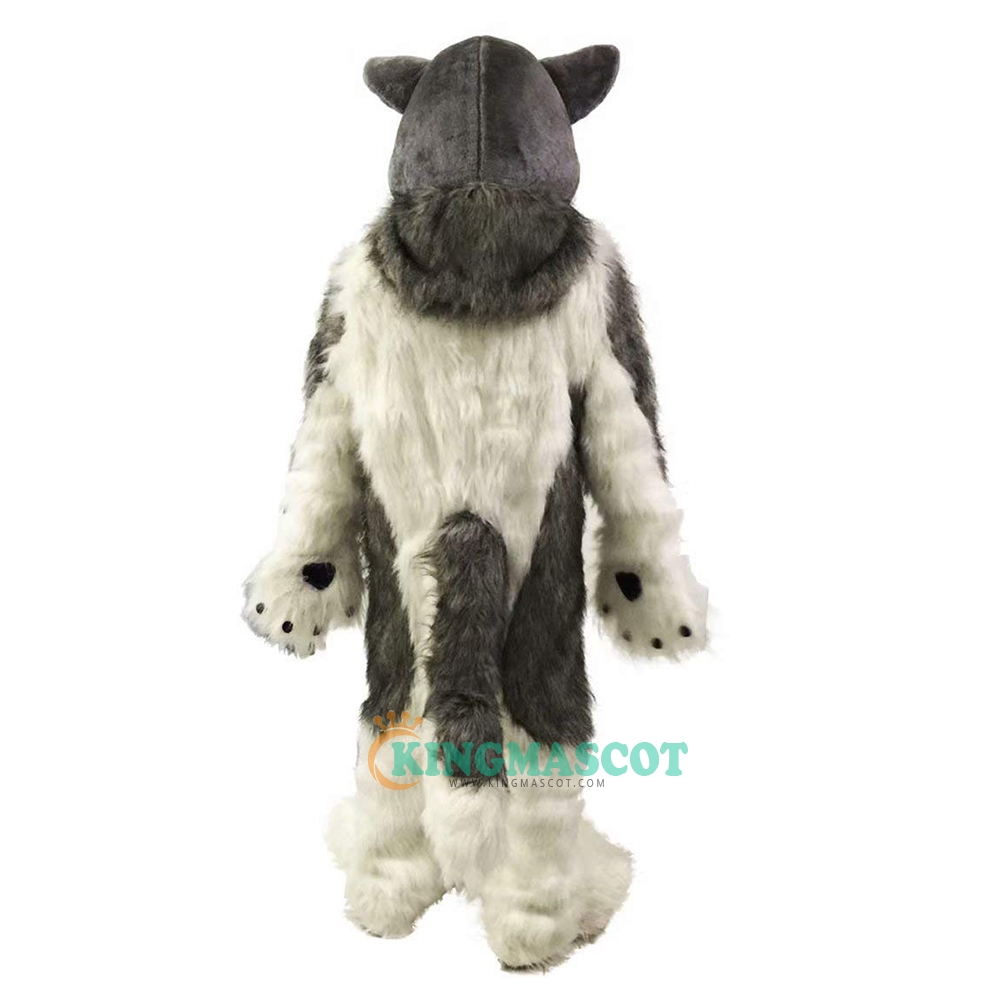 Grey Wolf Husky Dog Cartoon Uniform, Grey Wolf Husky Dog Cartoon Mascot ...