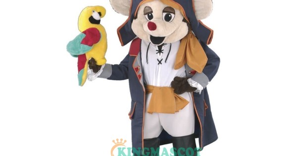 Mouse Uniform pirate, Mouse Mascot Costume pirate