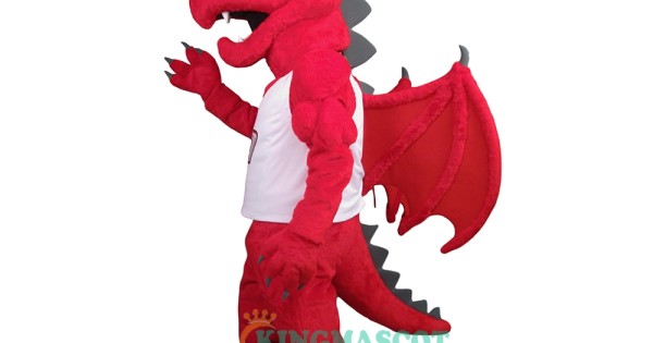 Red Ferocious Dragon Uniform, Red Ferocious Dragon Mascot Costume